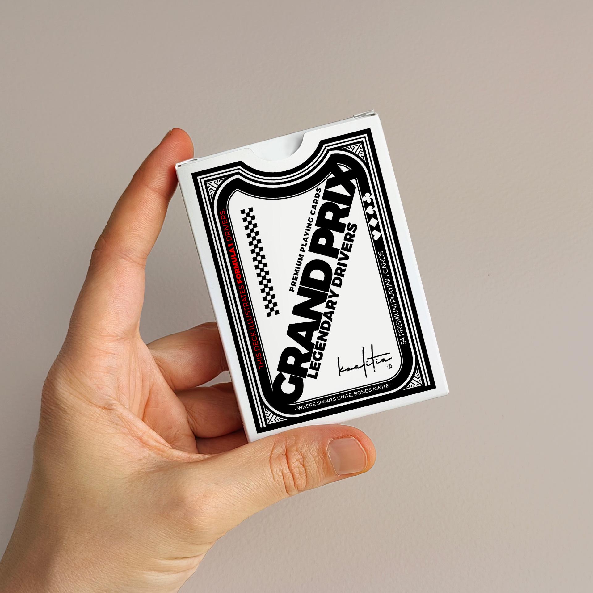Formula 1 Playing Cards: 53 F1 Drivers Illustrated on Grand Prix Poker ...