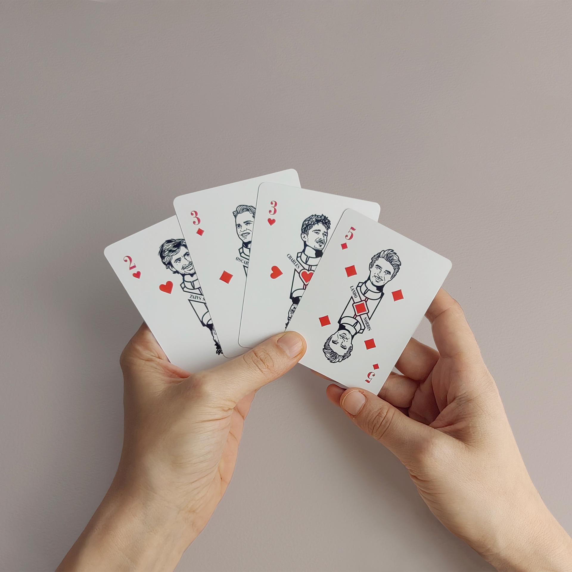 Formula 1 Playing Cards: 53 F1 Drivers Illustrated on Grand Prix Poker ...