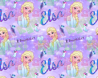 Elsa Seamless Pattern - Etsy