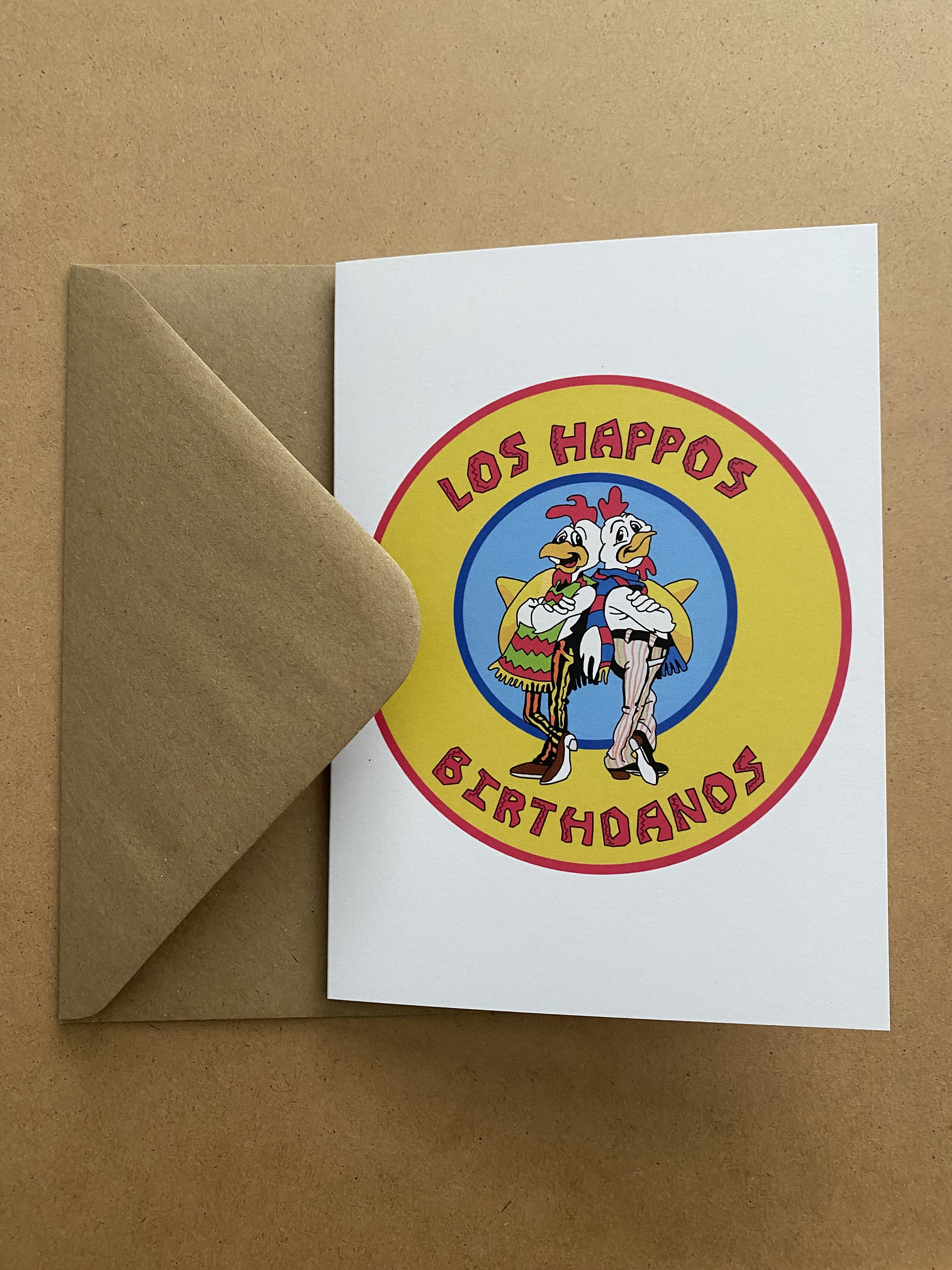 Los Pollos Hermanos Breaking Bad Birthday Card Walter White Jesse ...