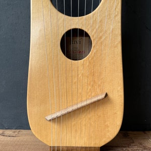 7 String Pentatonic Lyre Turkish Walnut - Etsy