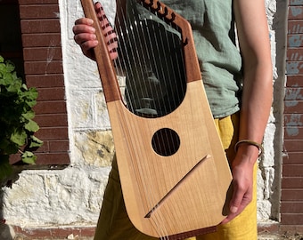 Lyre 22 String Diatonic and Chromatic Tuning Scheme - Etsy