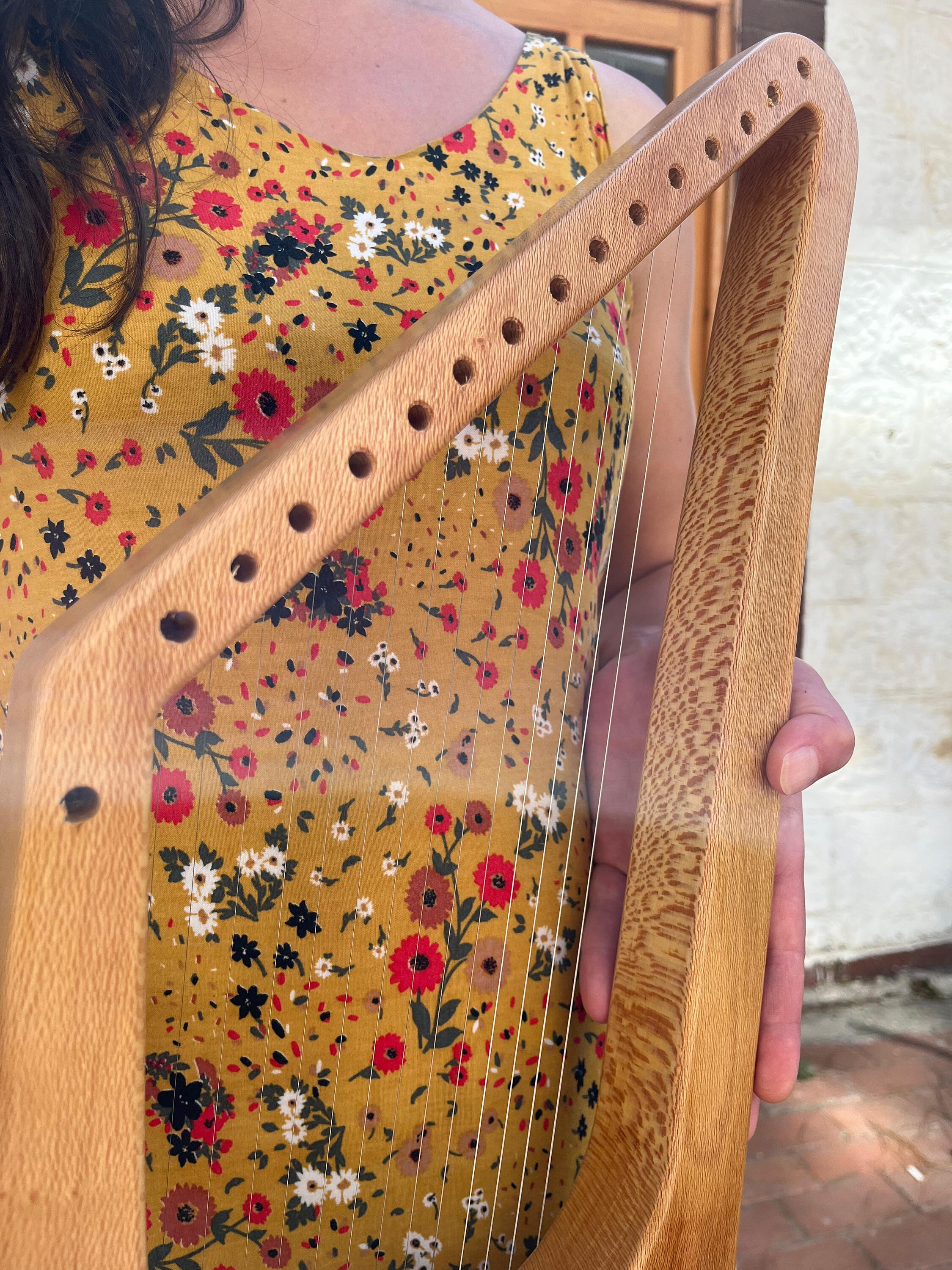 Lyre 11 String Pentatonic - Plane Tree - Etsy