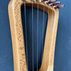 7 String Pentatonic Lyre - Plane Tree - Etsy