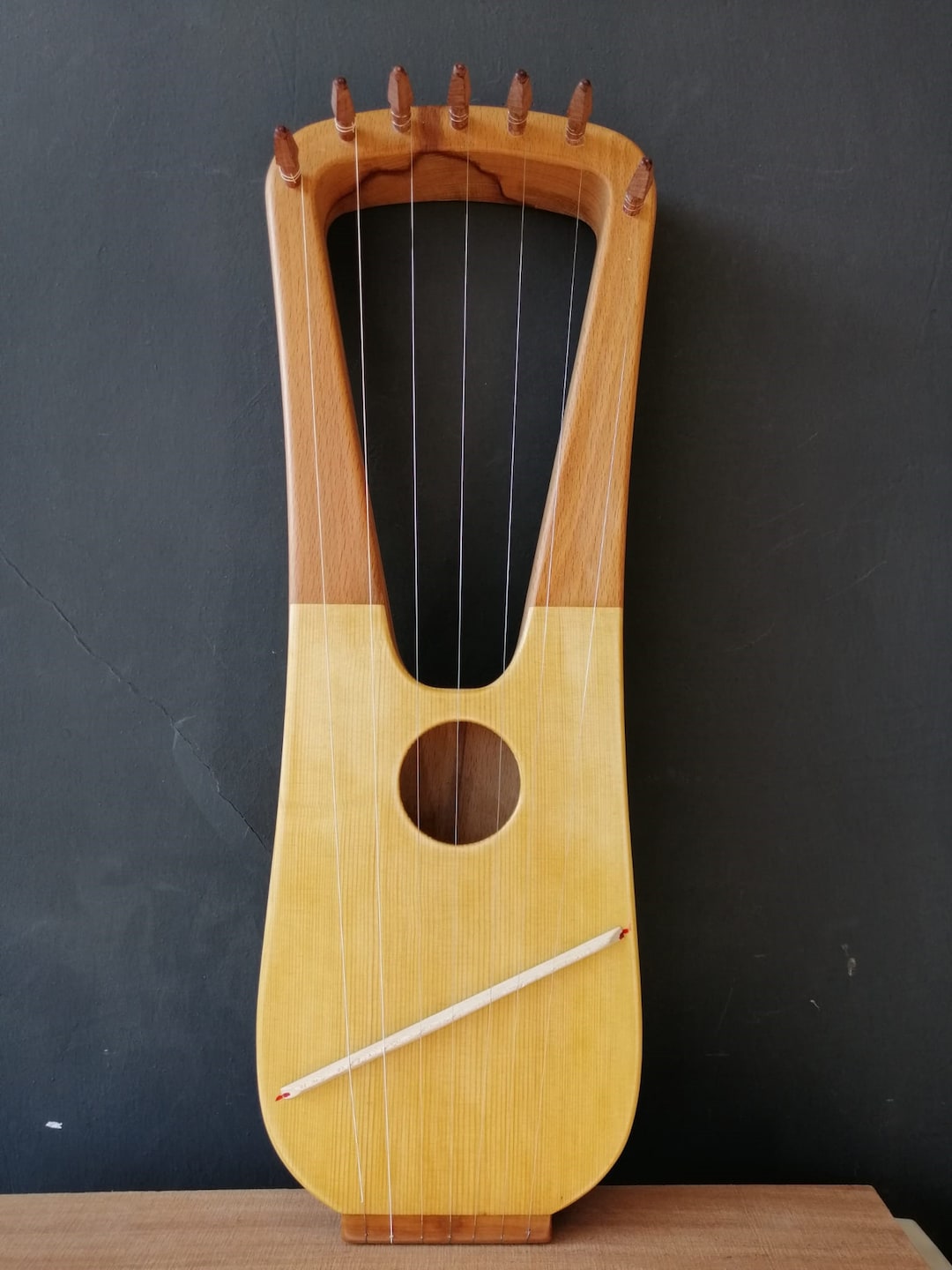 7 String Pentatonic Lyre - Etsy