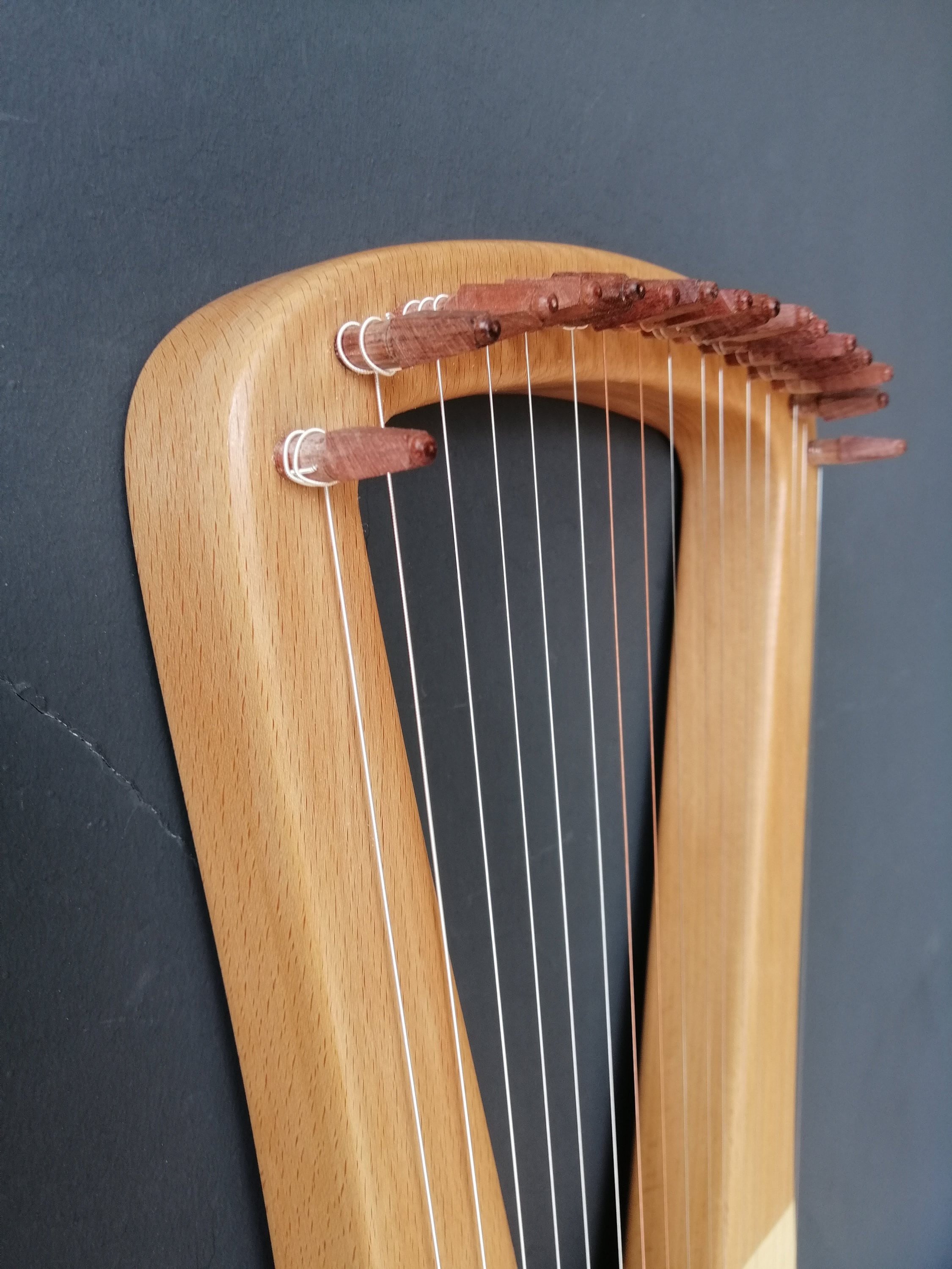 Lyre 16 String Diatonic and Chromatic Tuning Scheme Modern and Ancient ...