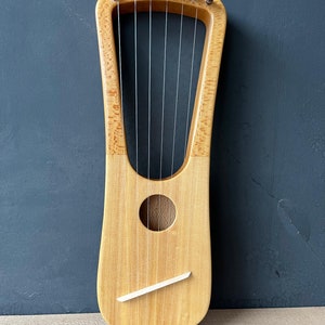 7 String Pentatonic Lyre - Plane Tree - Etsy