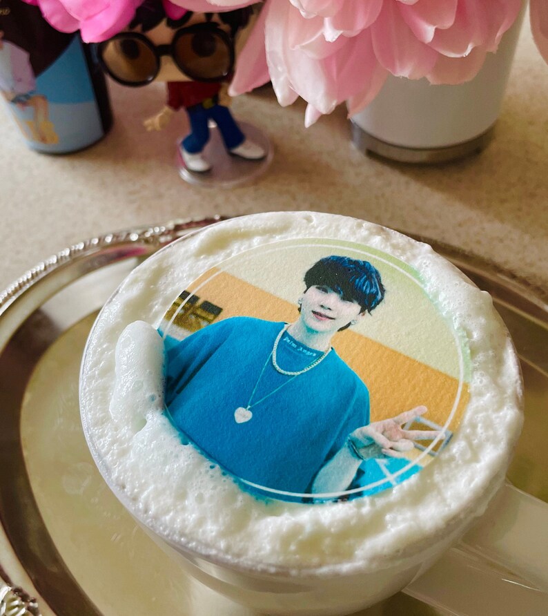 BTS Butter BTS Coffee Custom Edible Drink Toppers Confetti for Drinks ...