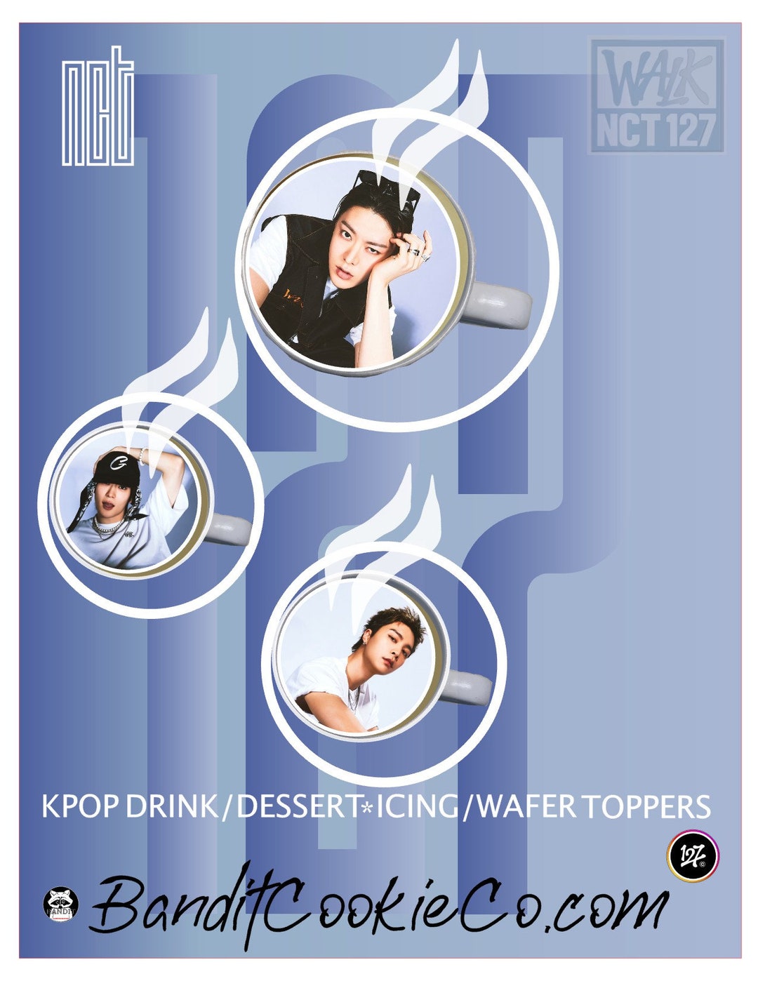 Custom Edible Icing Sheet Toppers - NCT 127 Kpop Party Decorations - Etsy