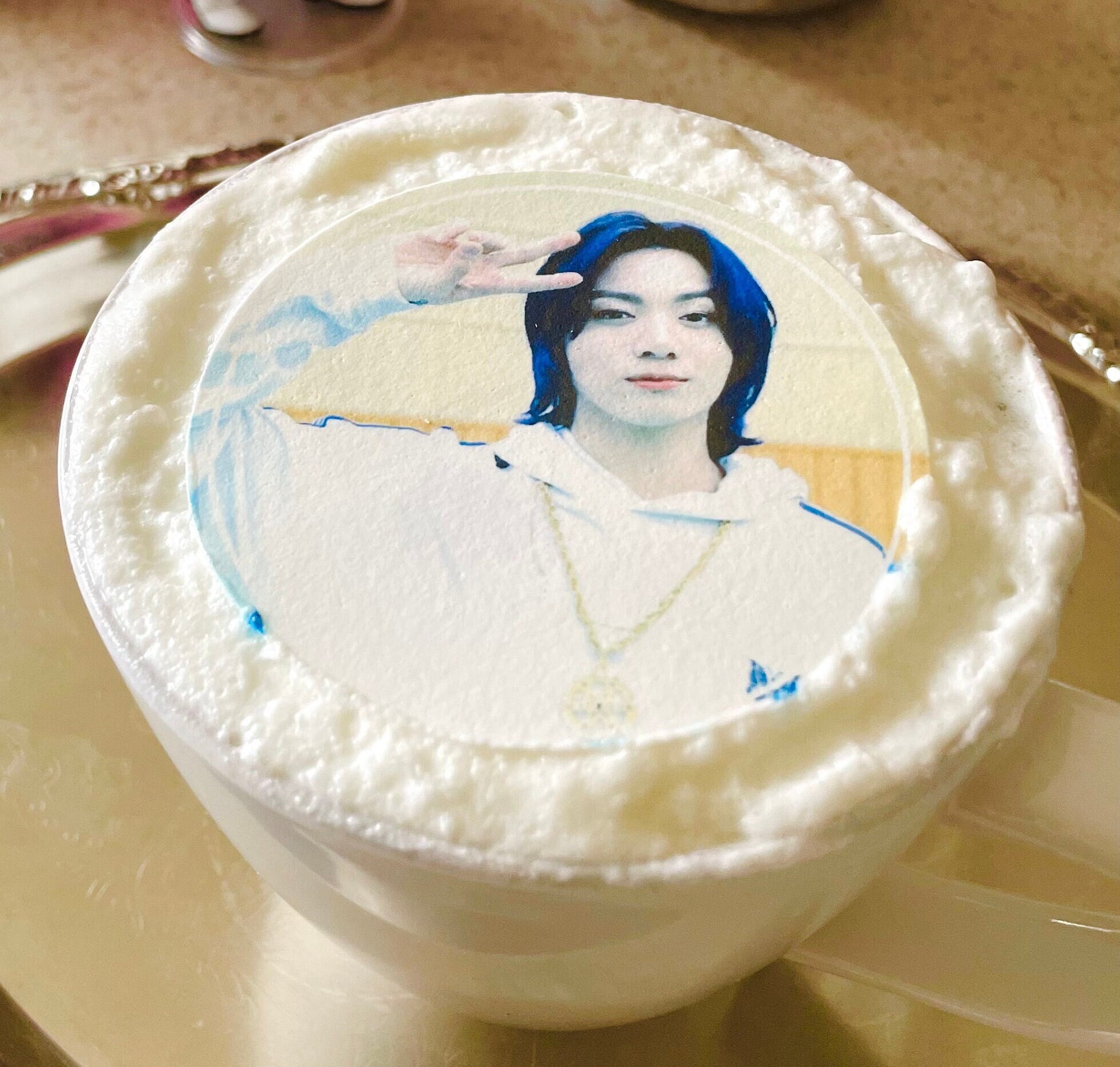 BTS Butter BTS Coffee Custom Edible Drink Toppers Confetti for Drinks ...