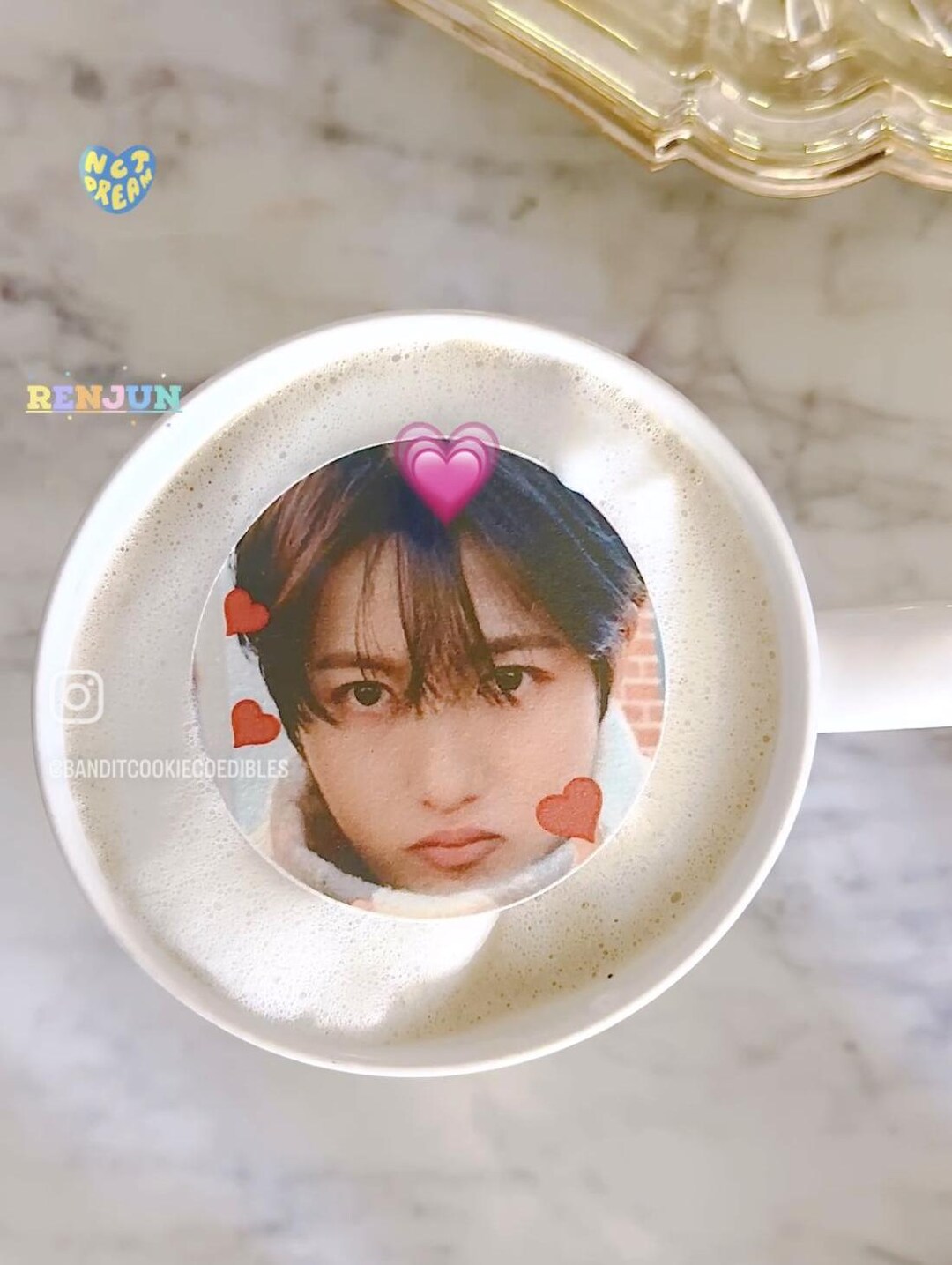 NCT Dream Custom Edible KPOP NCT Dream Kissy Face Toppers Icing Sheet ...