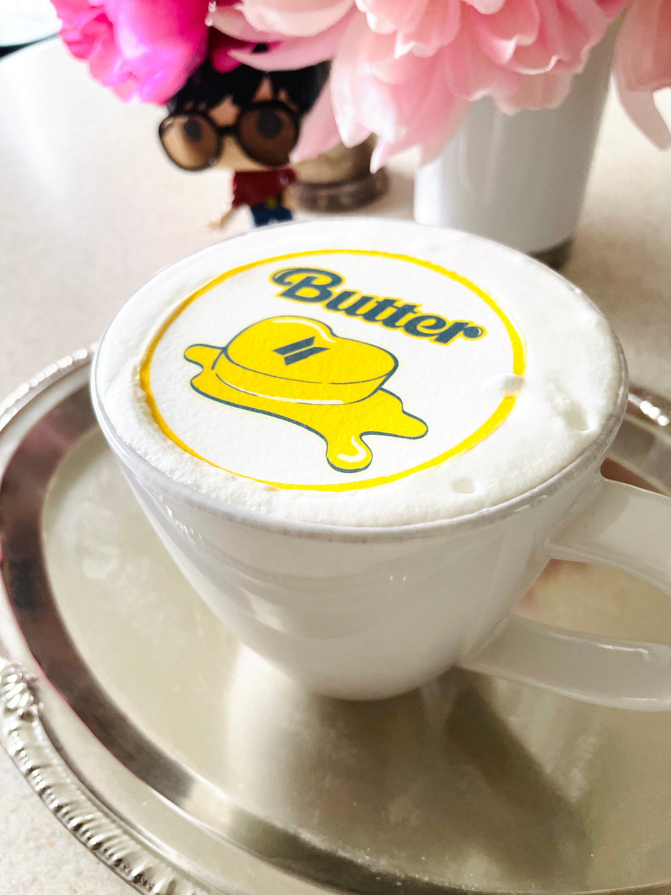 BTS Butter BTS Coffee Custom Edible Drink Toppers Confetti for Drinks ...