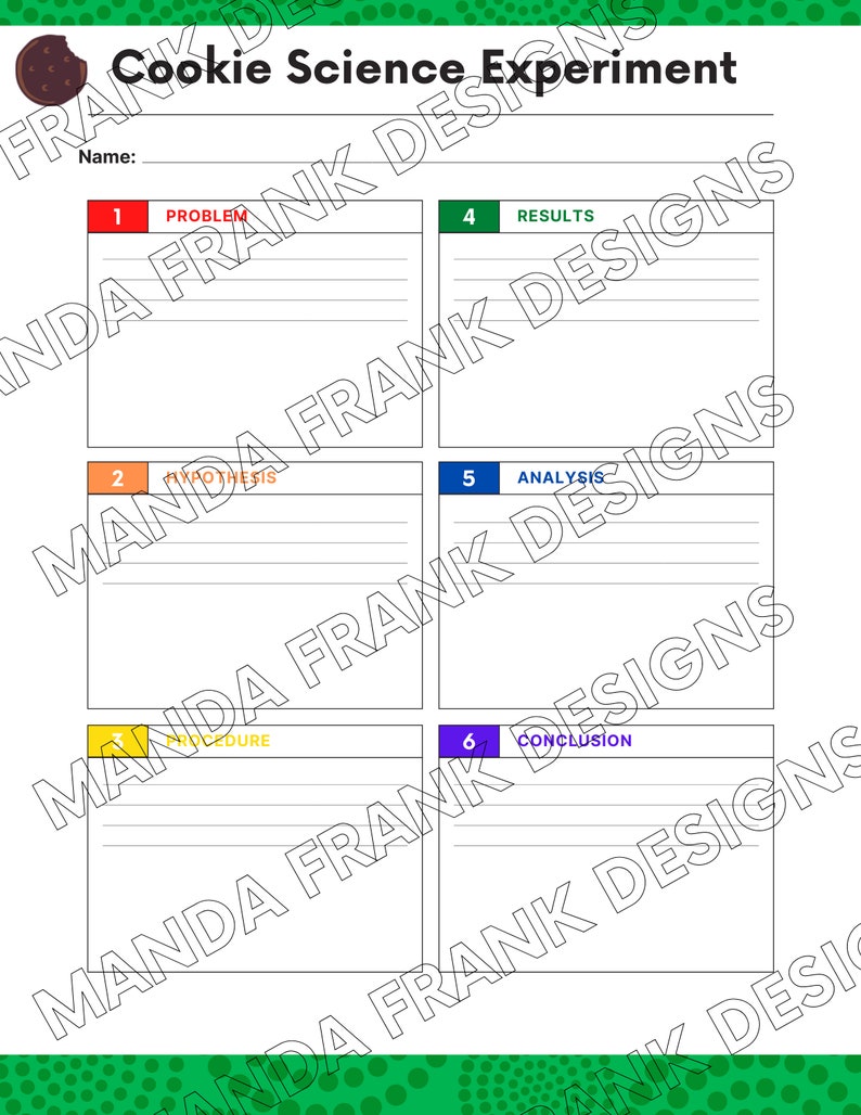 Cookie Science Experiment - Etsy