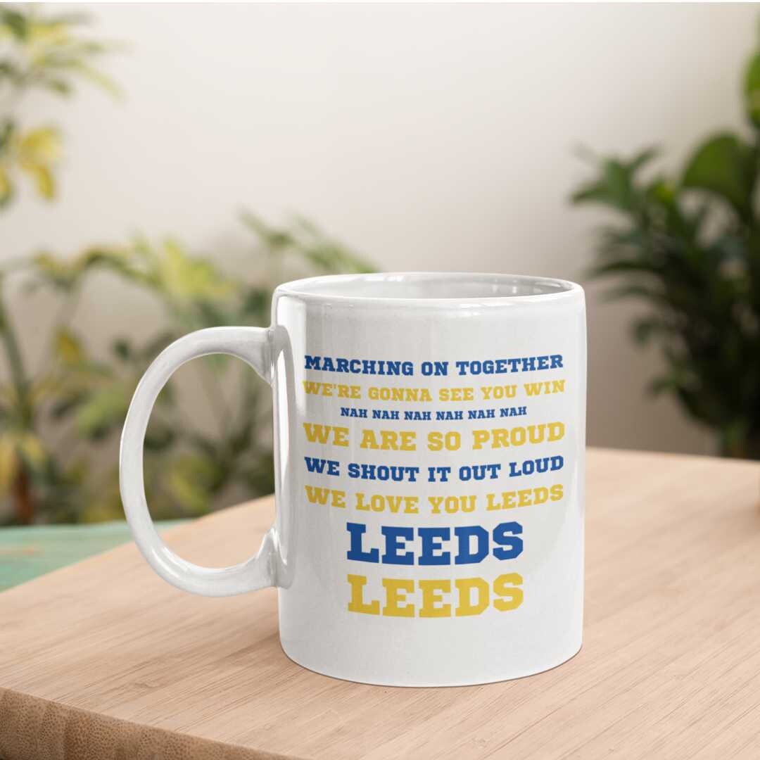 Marching on Together Leeds United Mug Gift - Etsy