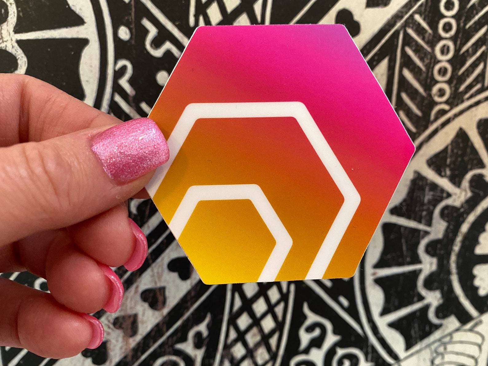 HEX Sticker HEX Crypto Logo Sticker - Etsy