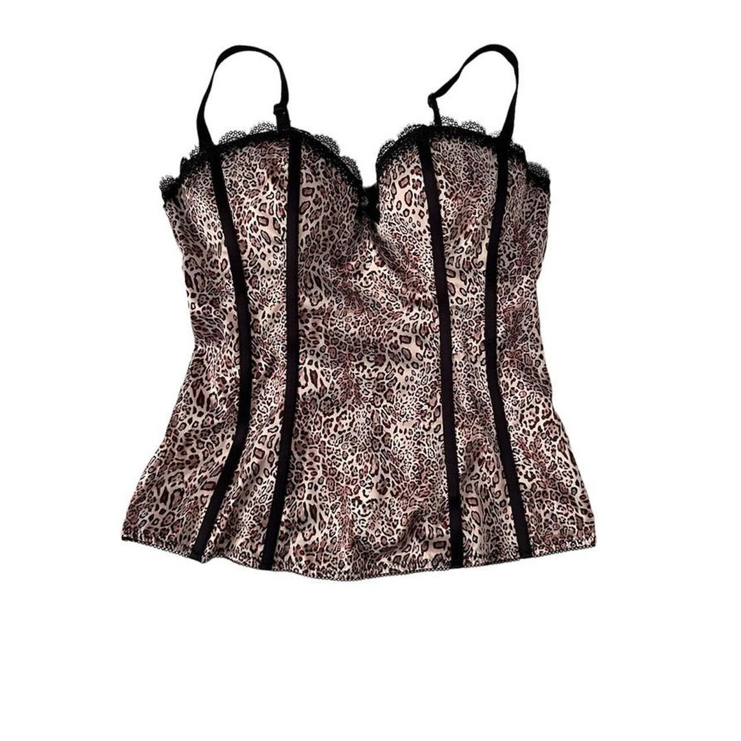 Vintage Early 2000s Cheetah Print Corset Top - Etsy