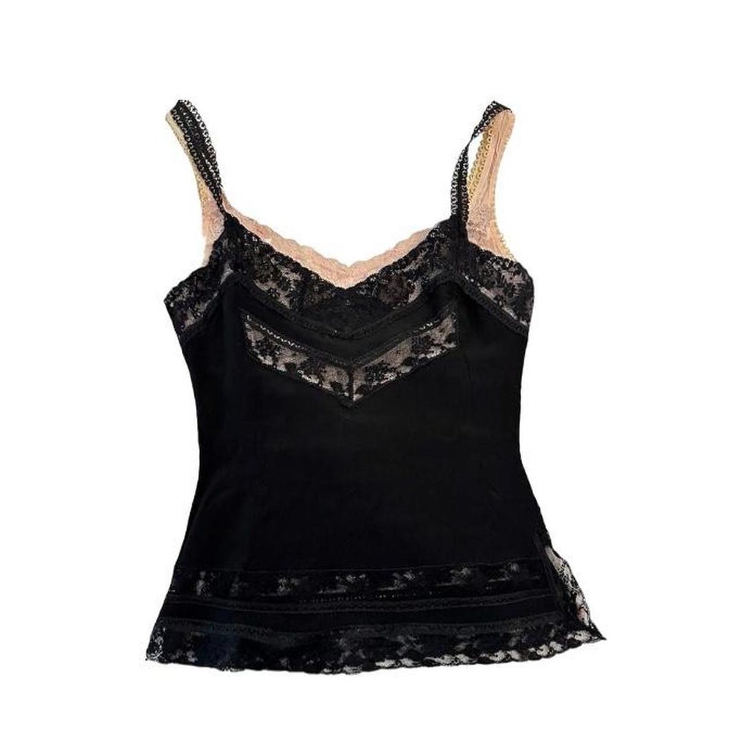 Exquisite Vintage Designer 2 in 1 Tops Lace Silk Camisole by D&G - Etsy
