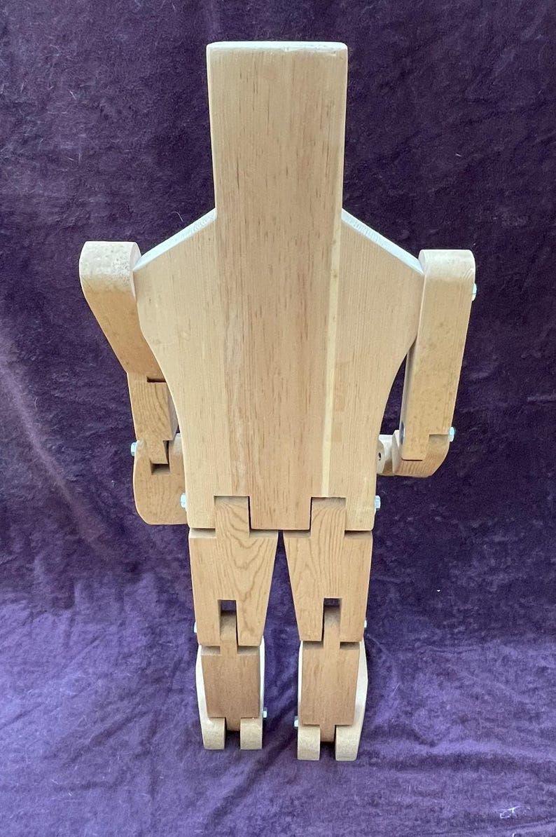 Poseable Wooden Folk Art Figure - Etsy