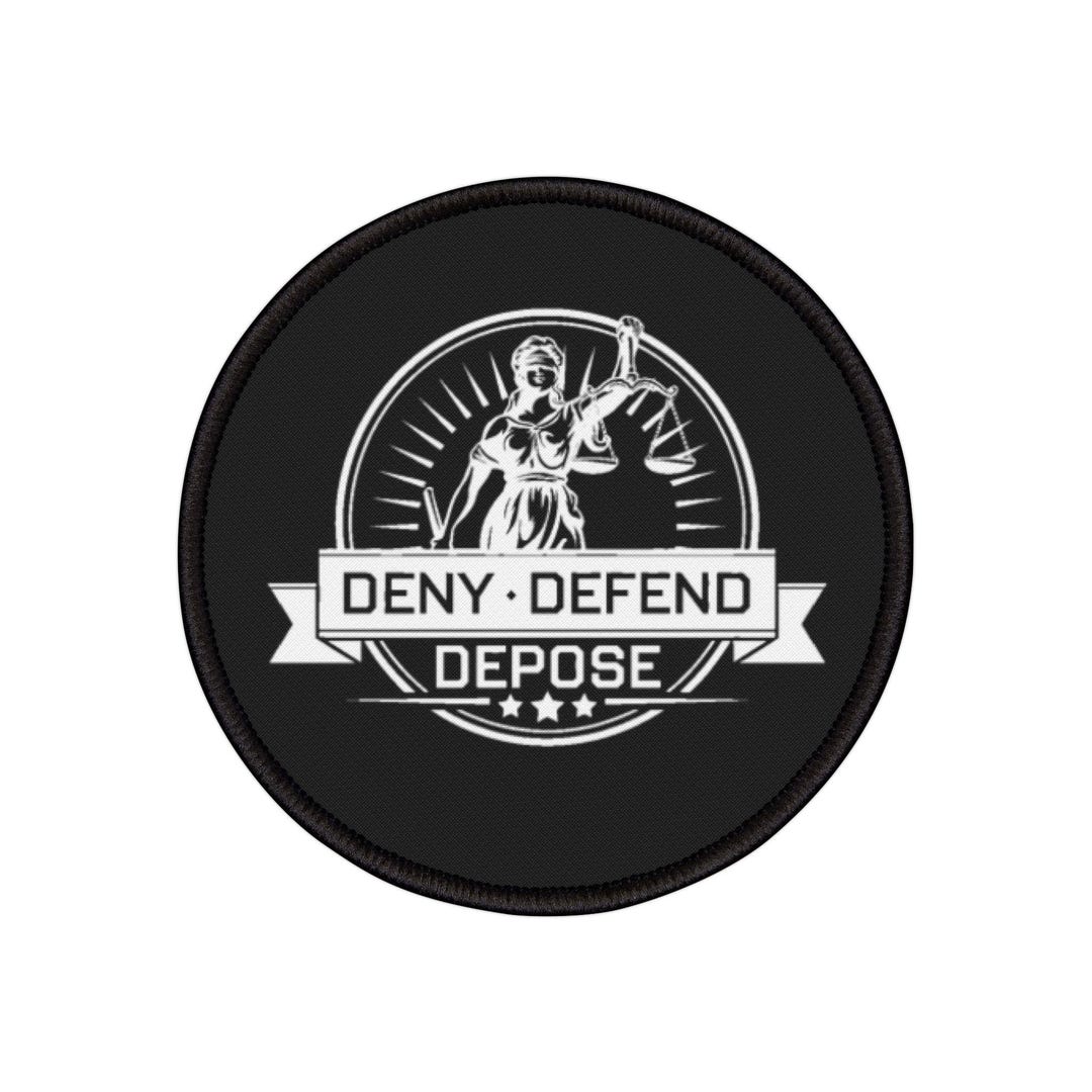 Deny Defend Depose Iron-on Patches, Political Activist Patch Set, DIY ...