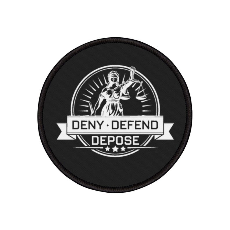 Deny Defend Depose Iron-on Patches, Political Activist Patch Set, DIY ...