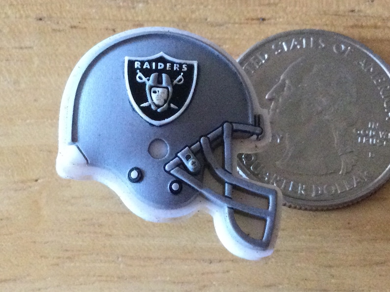 Las Vegas Raiders NFL Jibbitz Authentic Shoe Charm Rare - Etsy