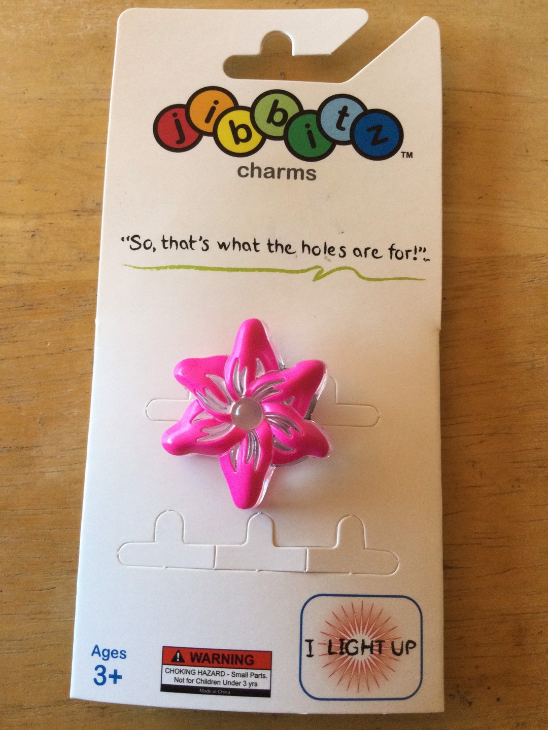LED Pink Lily Flower - Lights-up - Authentic Jibbitz Shoe Charm - Fits ...
