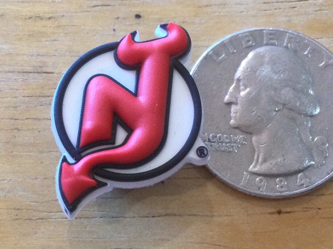 NHL NJ New Jersey Devils - Authentic Jibbitz Shoe Charm - Rare - for ...