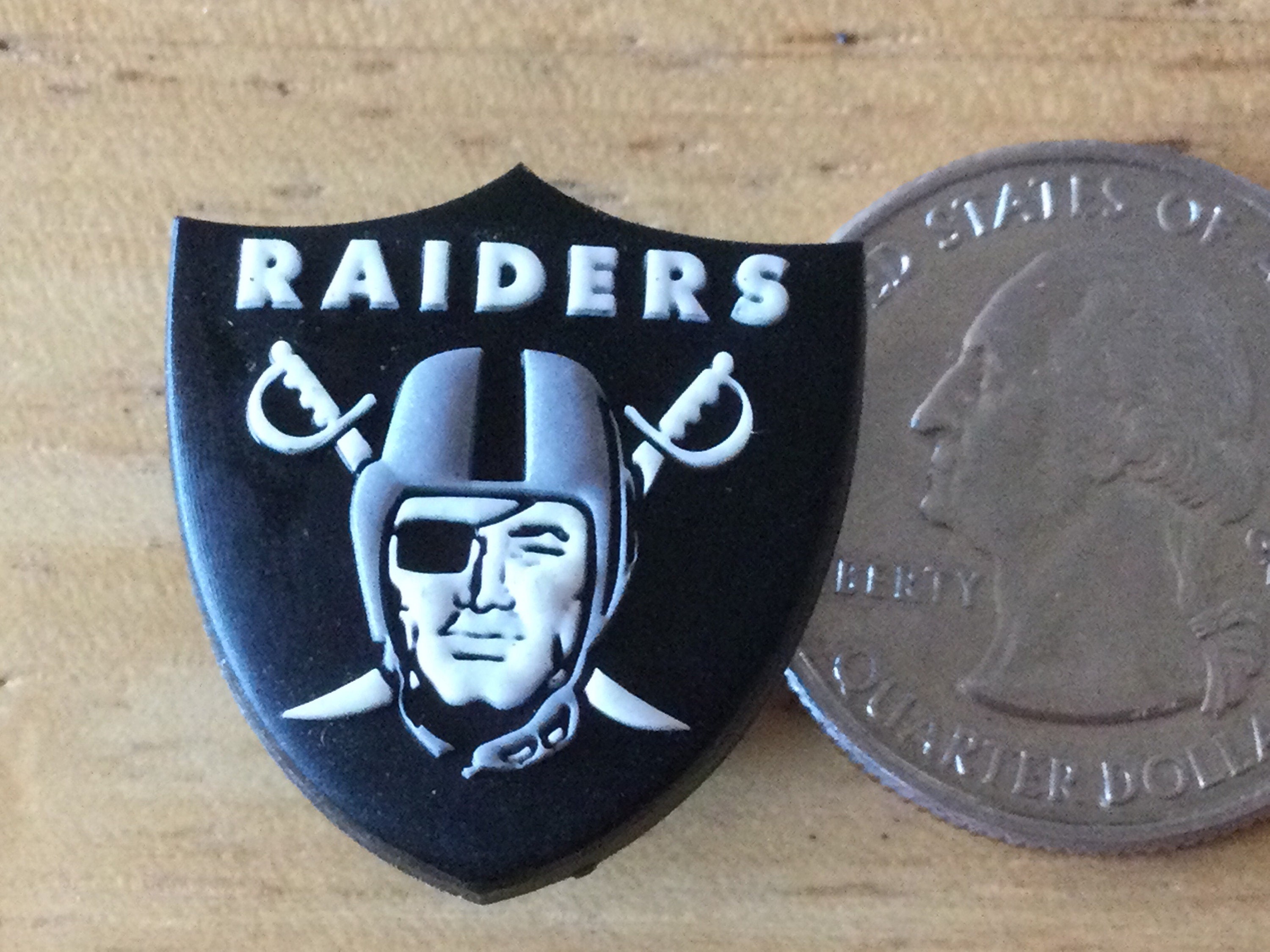 Las Vegas Raiders NFL Jibbitz Authentic Shoe Charm Rare - Etsy