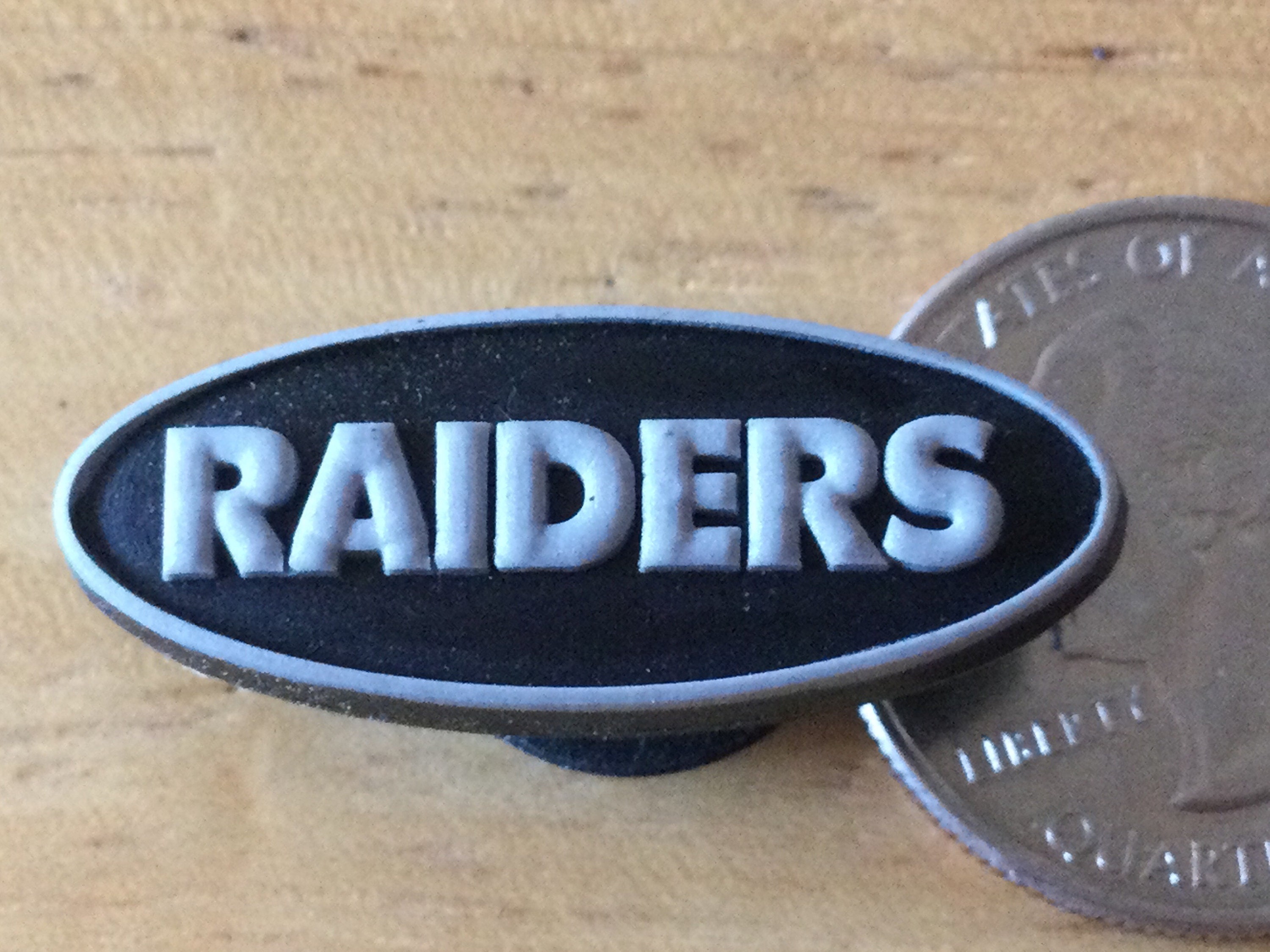 Las Vegas Raiders NFL Jibbitz Authentic Shoe Charm Rare - Etsy