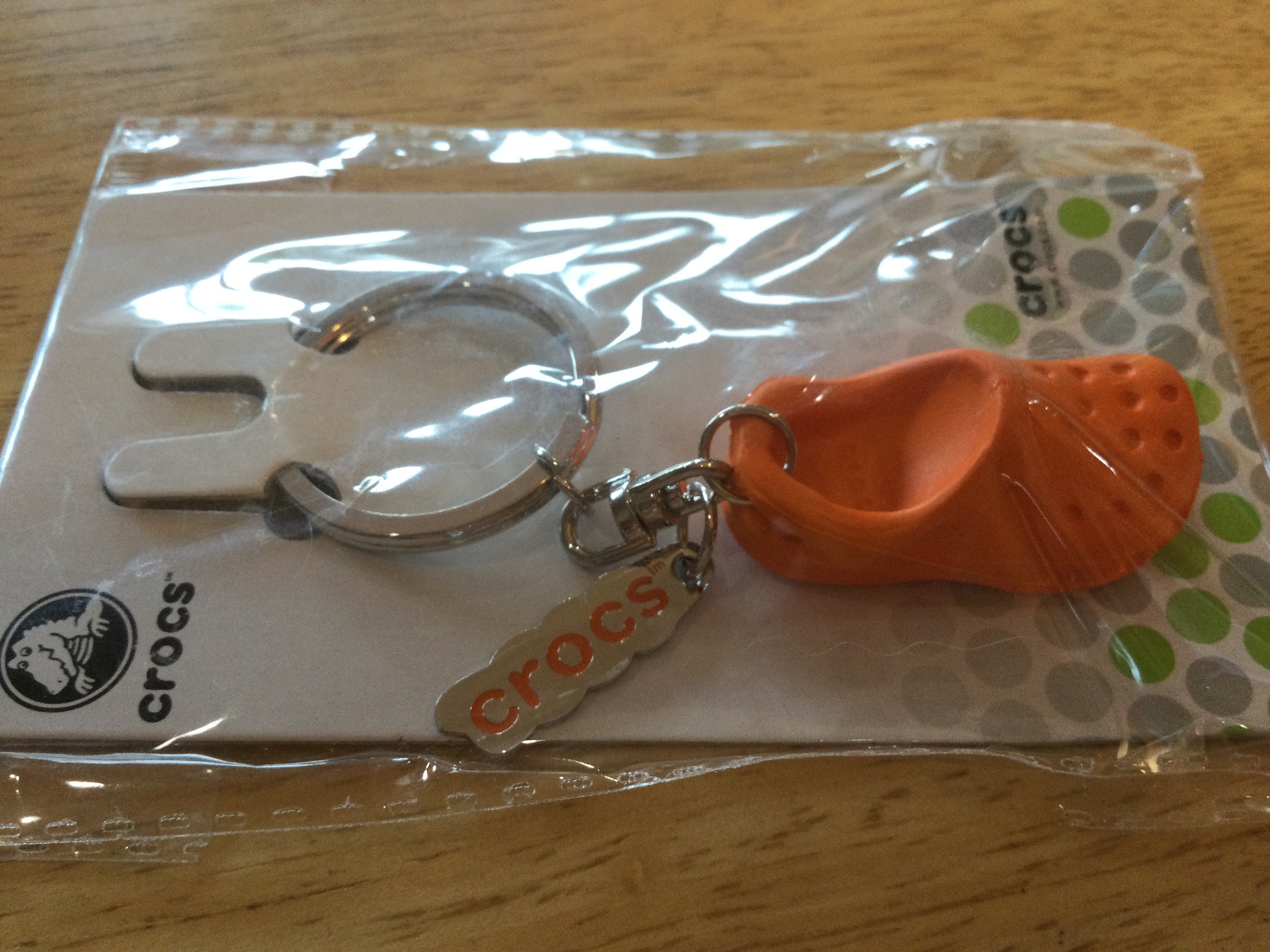 Jibbitz Logo Fits Croc Holes. Orange or Green Keychain. Authentic - Etsy