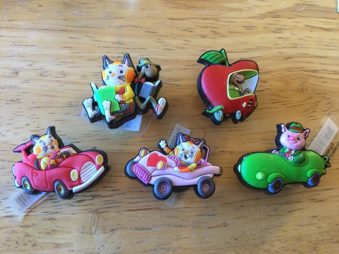 Huckle & Lowly Sally Cat Mr. Frumble Pig Jibbitz - Authentic Shoe Charm ...