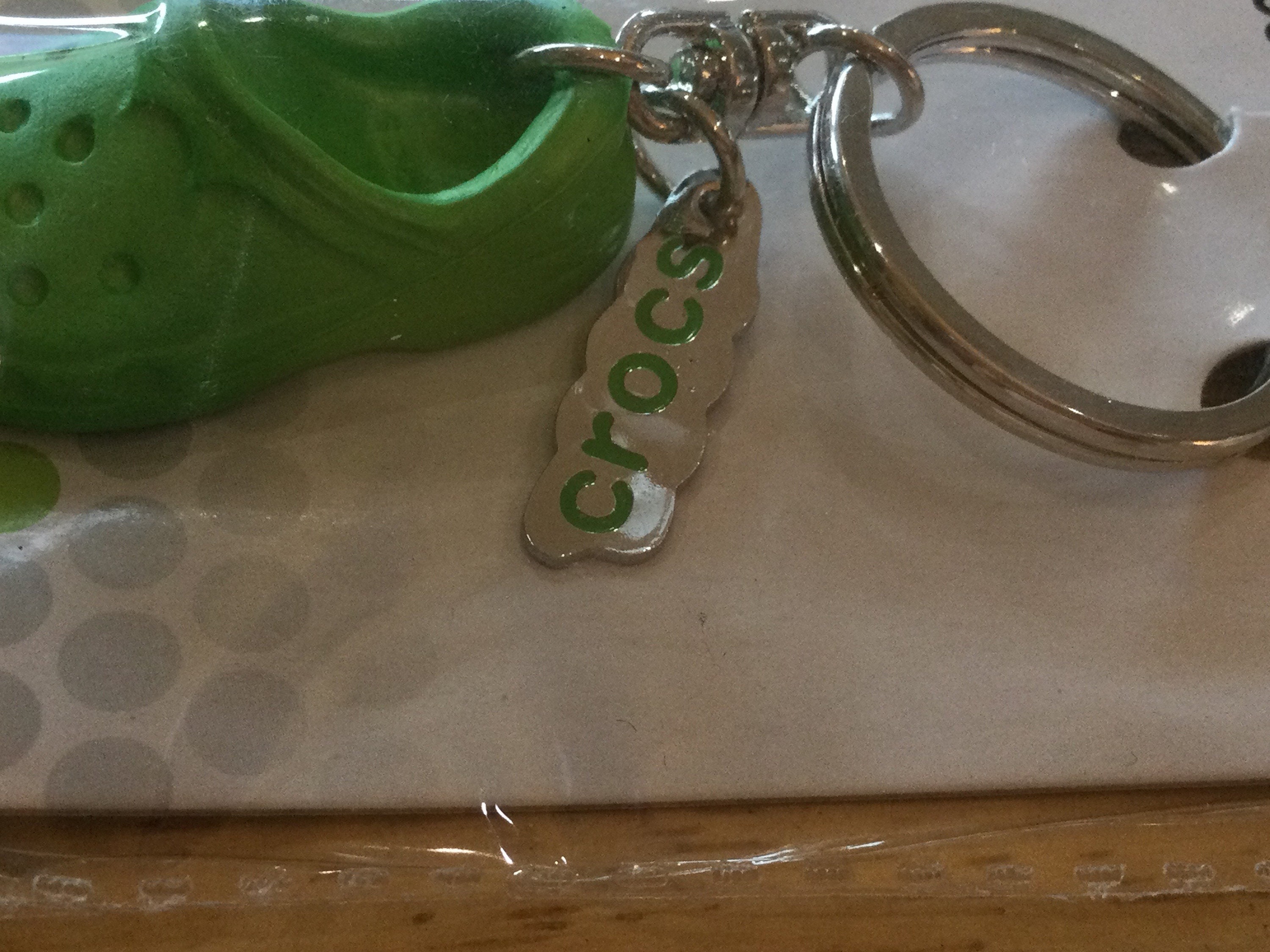 Jibbitz Logo Fits Croc Holes. Orange or Green Keychain. Authentic - Etsy