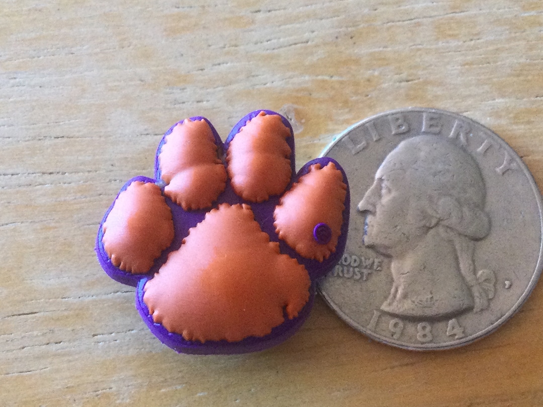 Clemson Tigers University - Authentic Jibbitz Shoe Charm - Rare - for ...