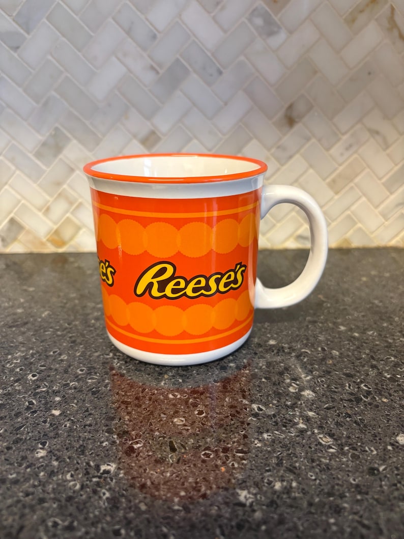 Reese's Peanut Butter Cups Ceramic Mug, Collectible Galerie Coffee Cup ...