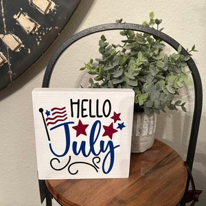 4th of July Wood Signs Freestanding Wood Signs July 4th - Etsy