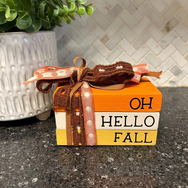 Fall Book Stack - Etsy