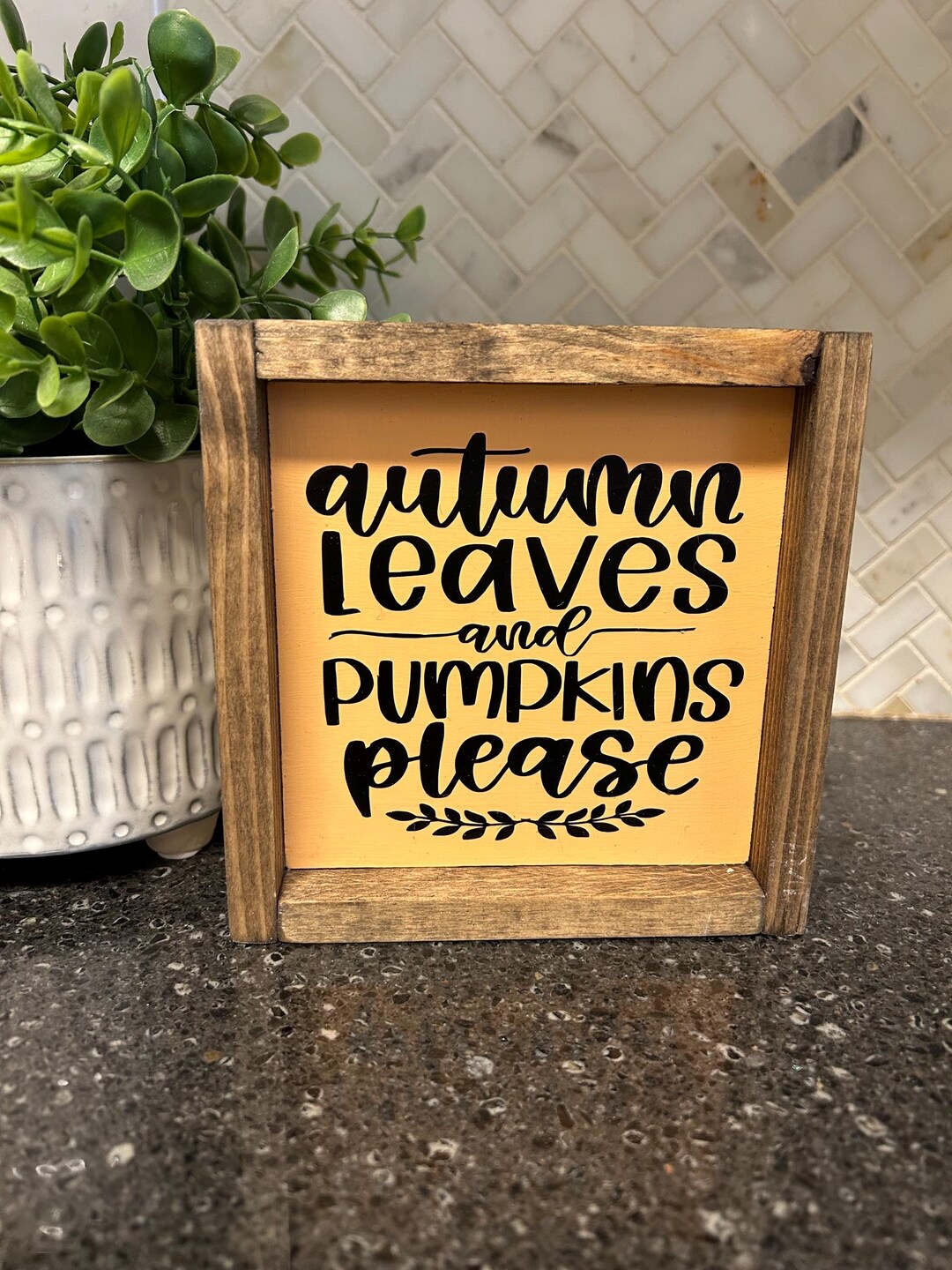 Mini Fall Frames: Freestanding Autumn Decor - Etsy
