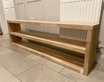 Luxury Bespoke Oak Bench Shoe Rack Shoe Storage Oak Bench - Etsy UK
