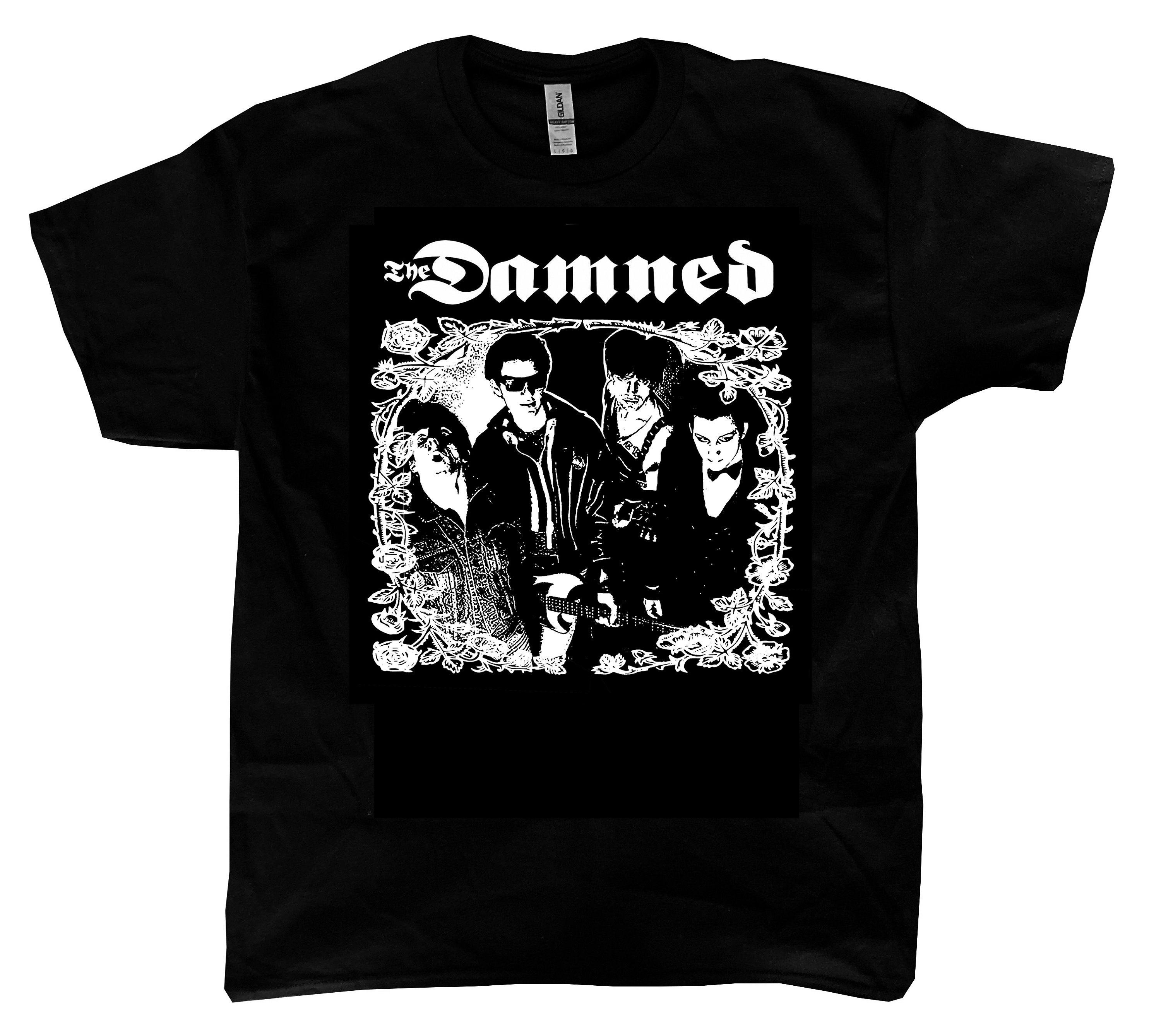 The Damned UK Tour 2023 T-Shirt, Dave Vanian, Brian James, Captain ...
