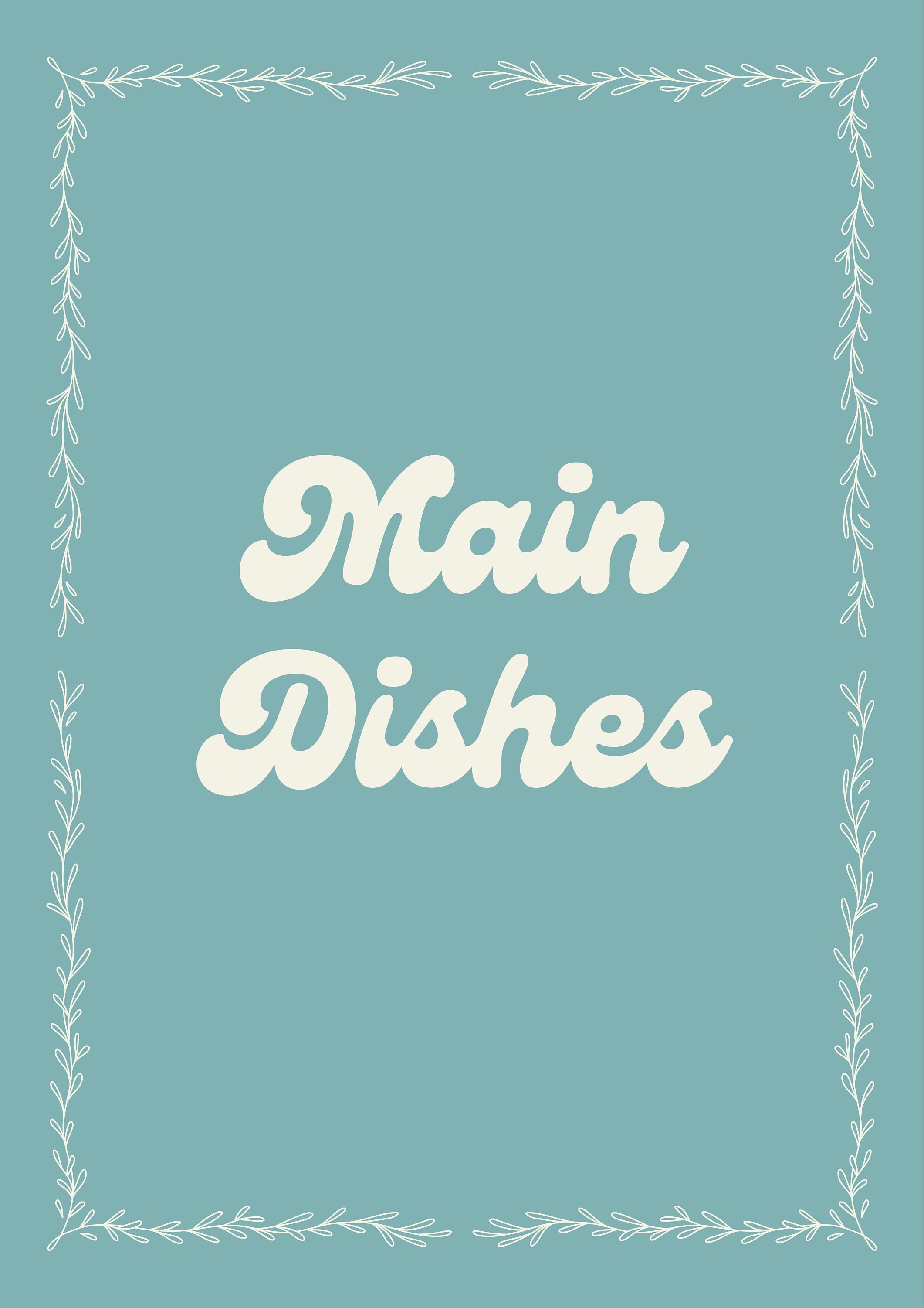 Vintage Style Recipe Book Pages – Instant Digital Download - Etsy