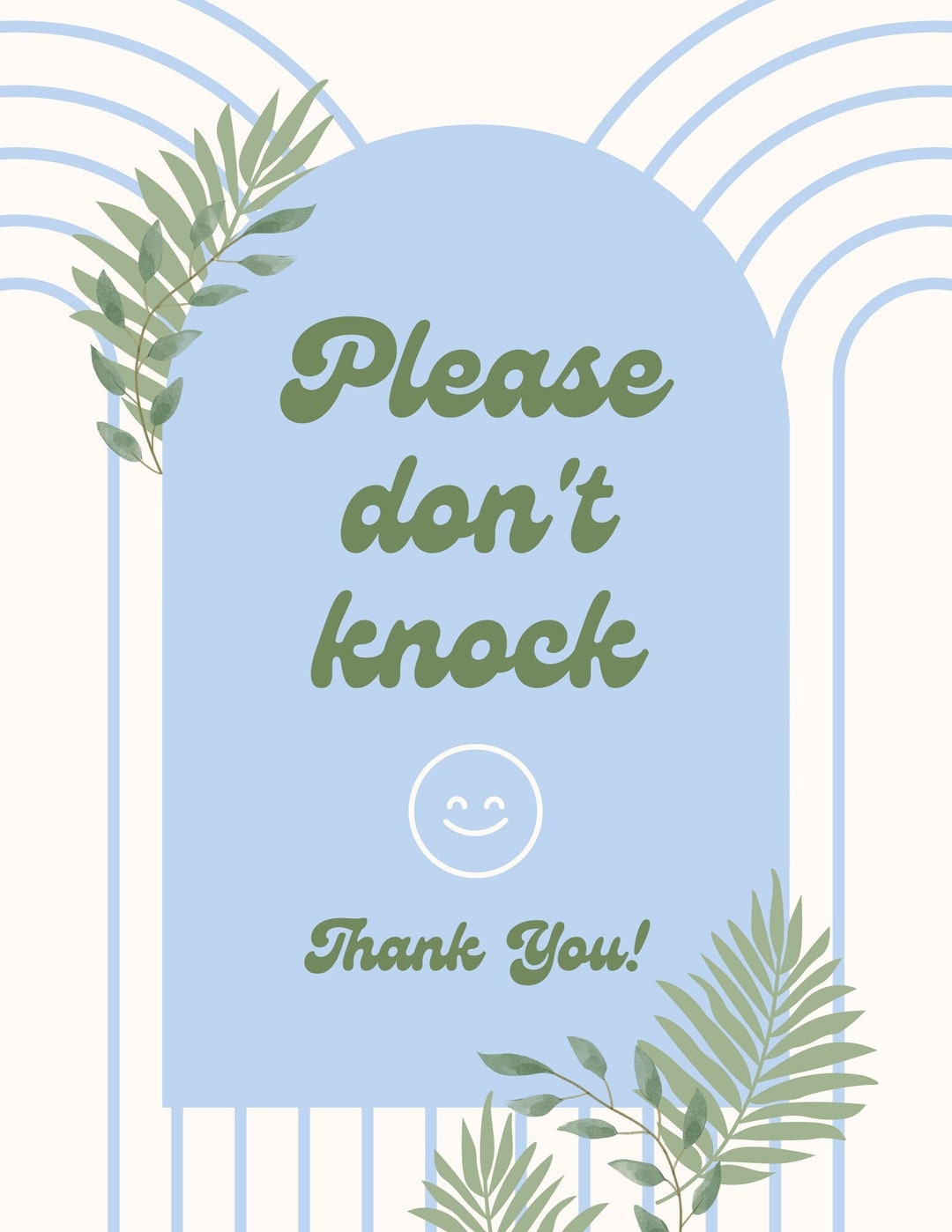 Please Don't Knock – Digital Download – Vintage Style Printable Image ...