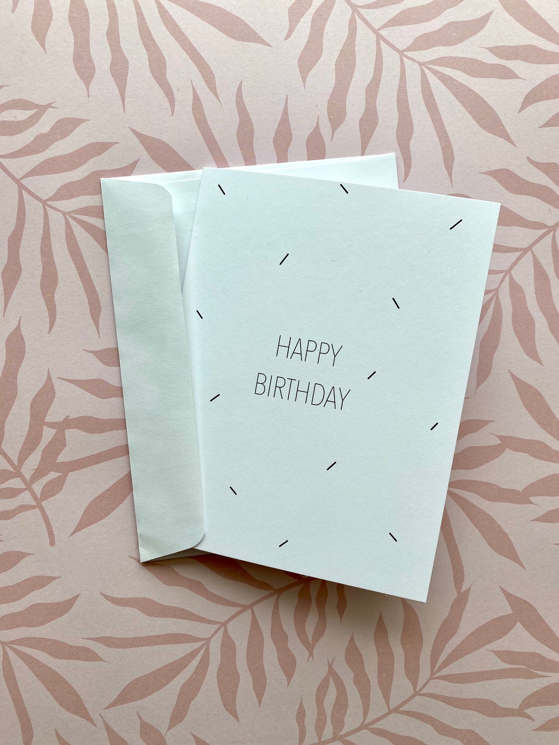 Happy Birthday Card, Simple Birthday Card. - Etsy