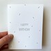 Happy Birthday Card, Simple Birthday Card. - Etsy