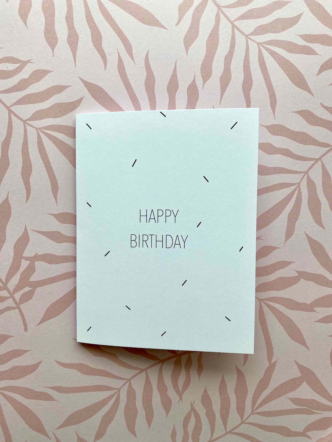 Happy Birthday Card, Simple Birthday Card. - Etsy