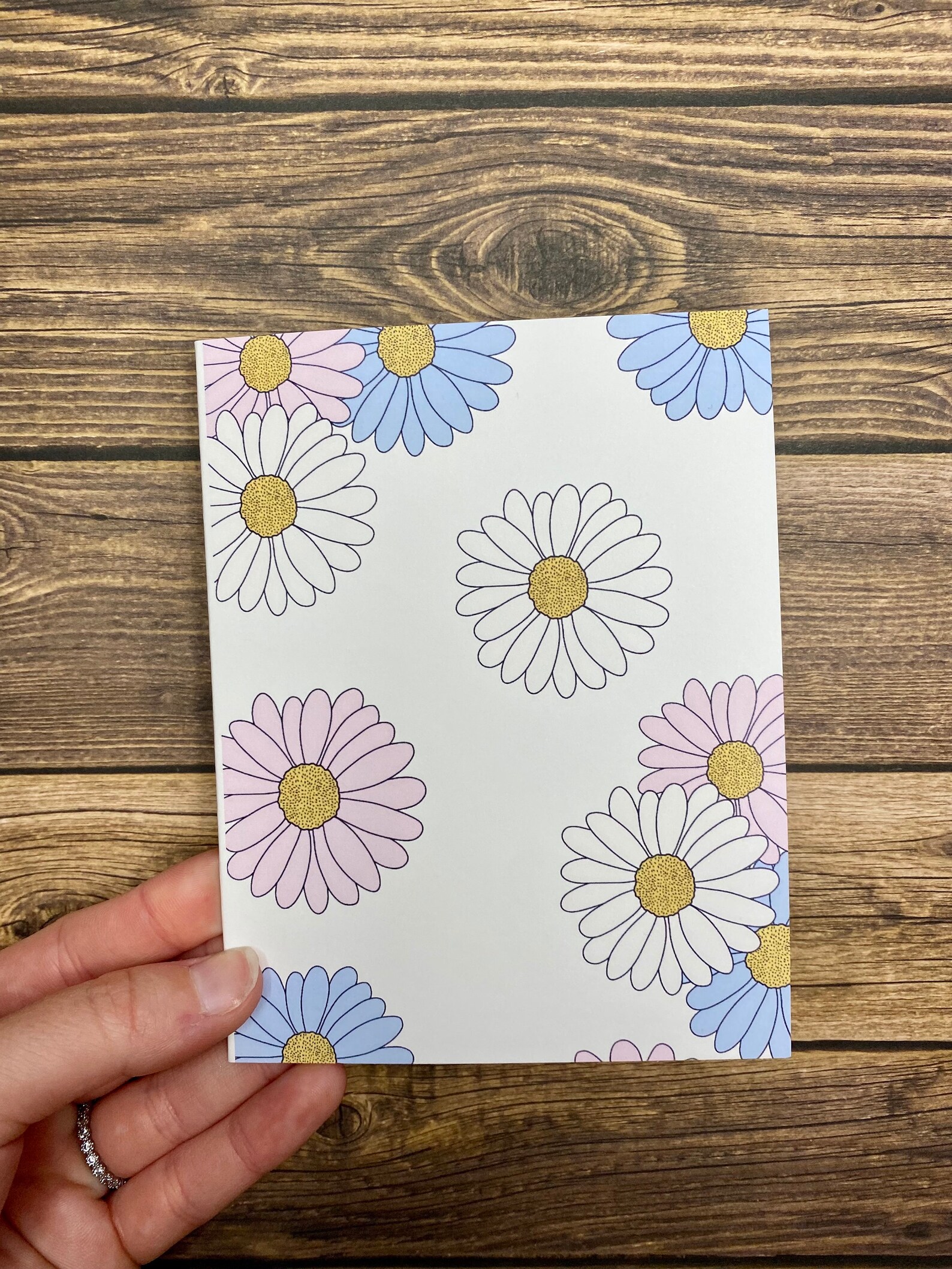 Daisy Card- Multicolor Daisy Greeting Card- Any Occasion - Etsy