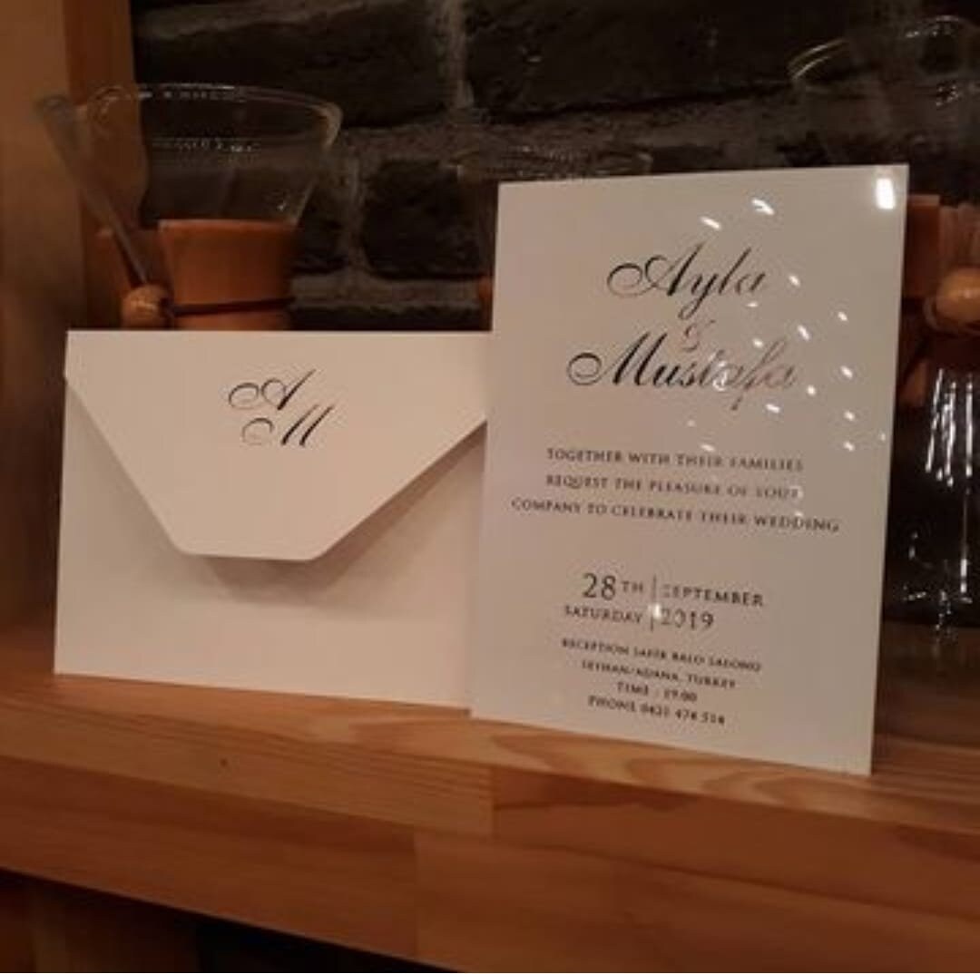 Custom Wedding Invitation, Transparent Invitation, Wedding Invitations ...