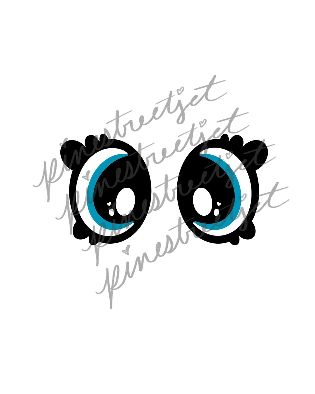 Eyelash Eyes Felt SVG - Etsy
