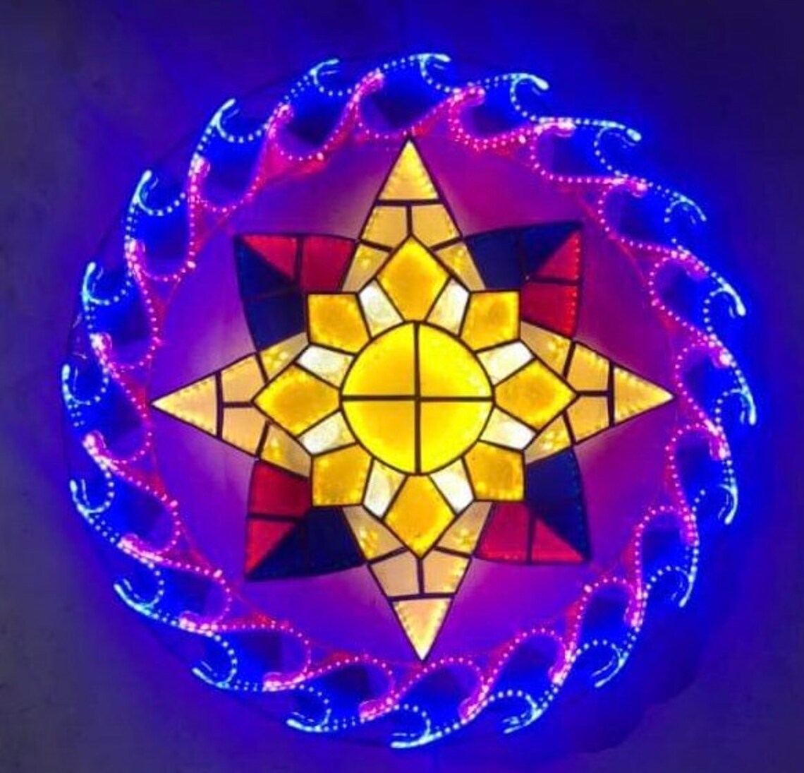 PHILIPPINE FLAG COMBI Design 1 Philippine Christmas Parol - Etsy