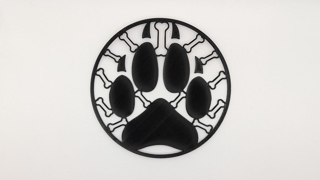 Hot Swappable PC Fan Grill - Paw Print and Bones - Etsy