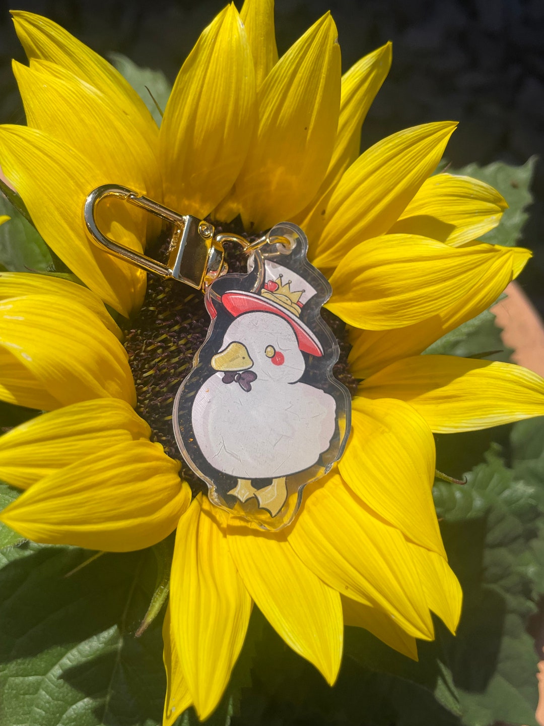 Hazbin Hotel Lucifer Duck Keychain - Etsy